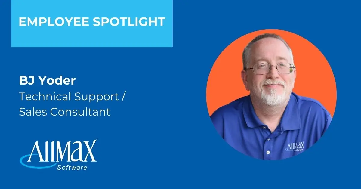 Employee Spotlight: BJ Yoder | AllMax Software